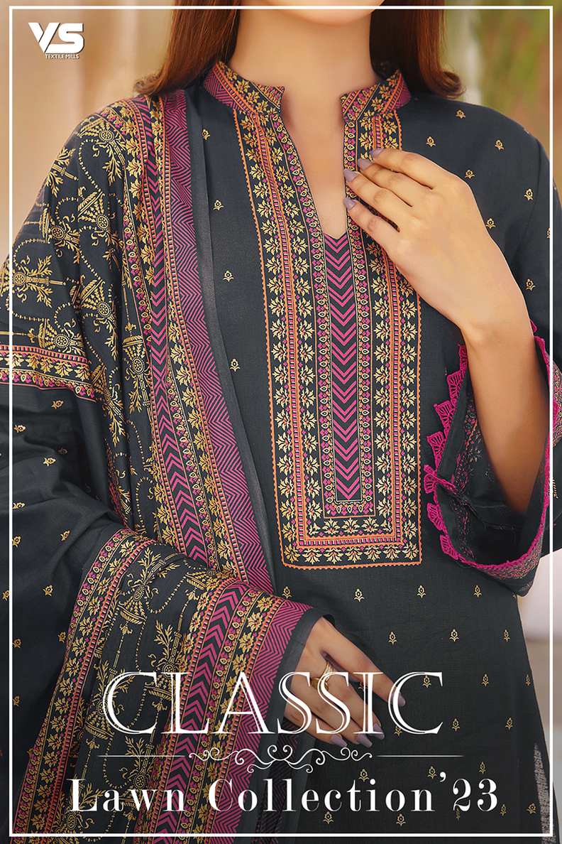 VS Classic Printed Summer Lawn Collection 2023 – VS Textile