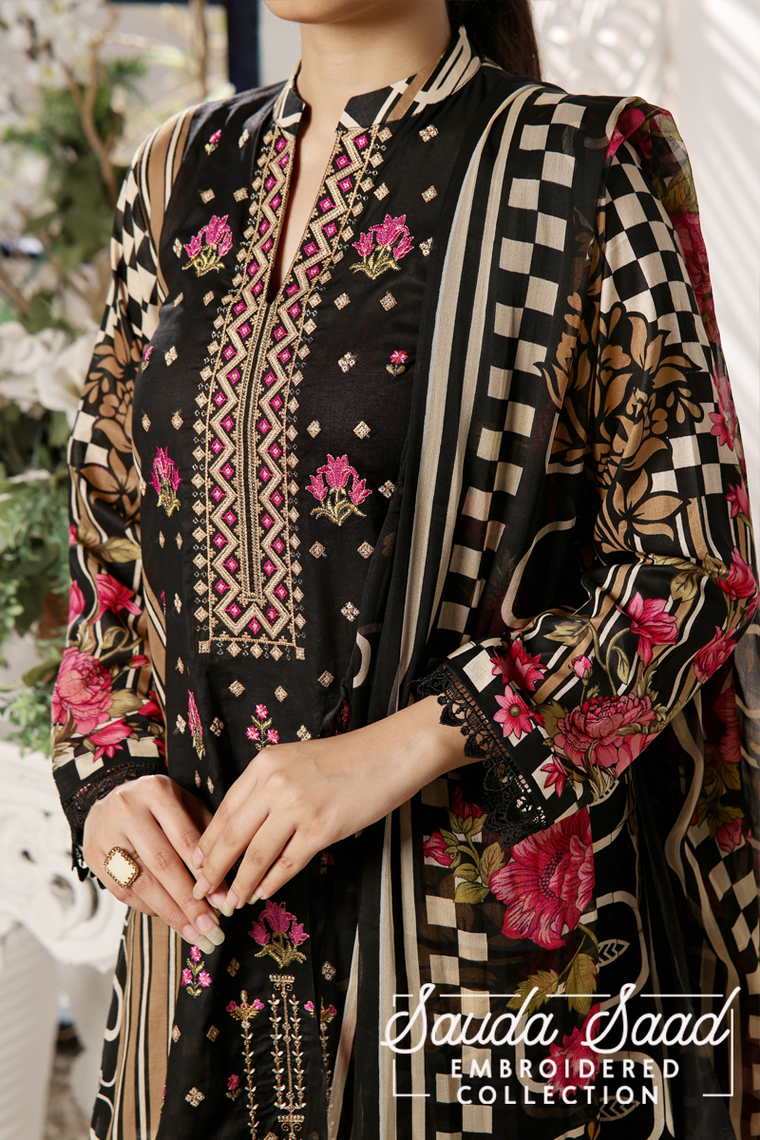 Sauda Saad Embroidered Lawn Collection 2024 – VS Textile