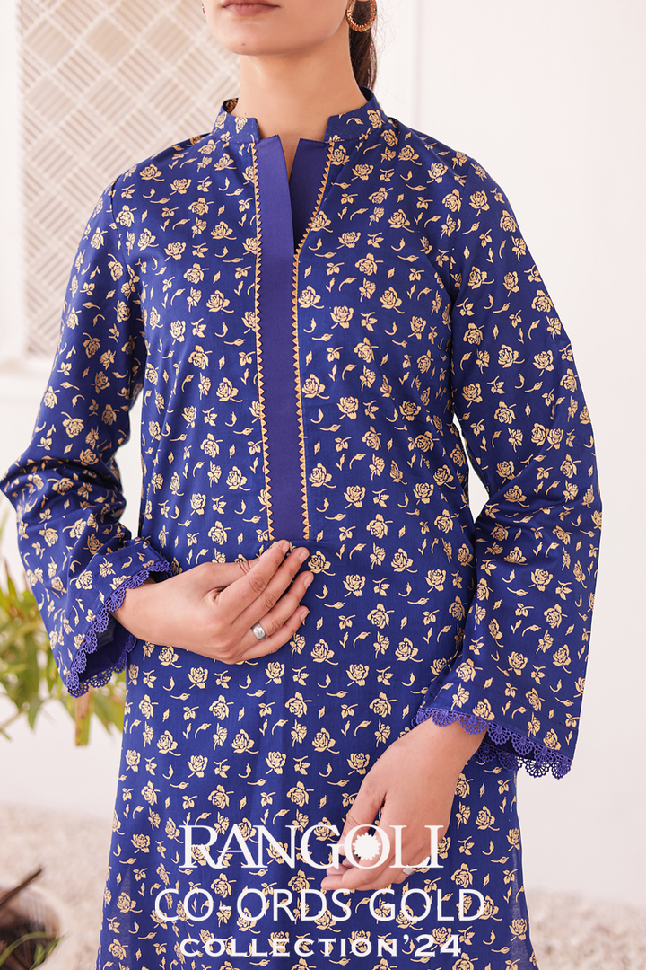 Rangoli Gold Coords Two Piece Collection 2025 – VS Textile