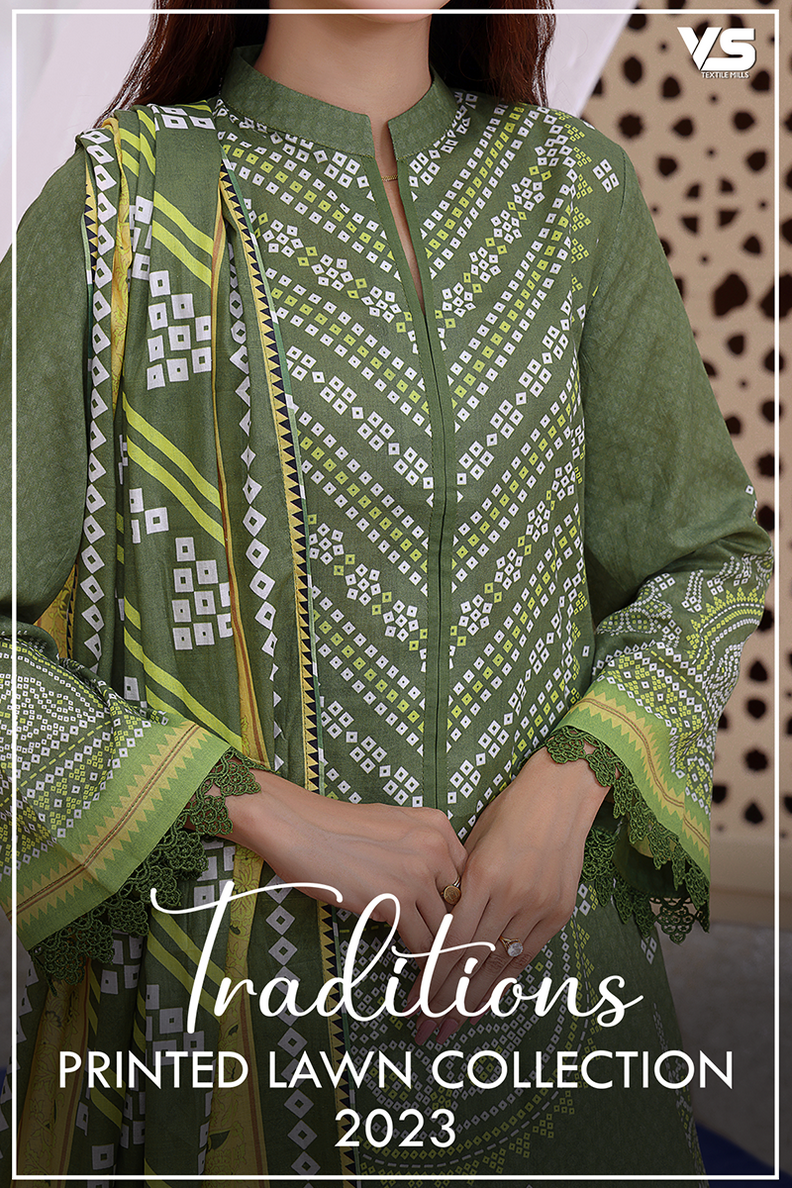 Tradition Printed Chunri Summer Lawn Collection 2023 – VS Textile