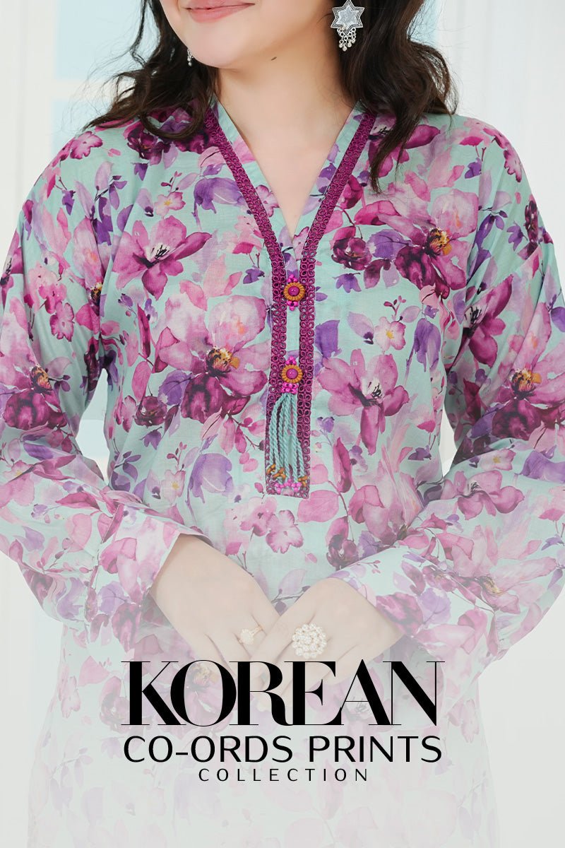 Korean Printed Coords Collection 2025 – VS Textile