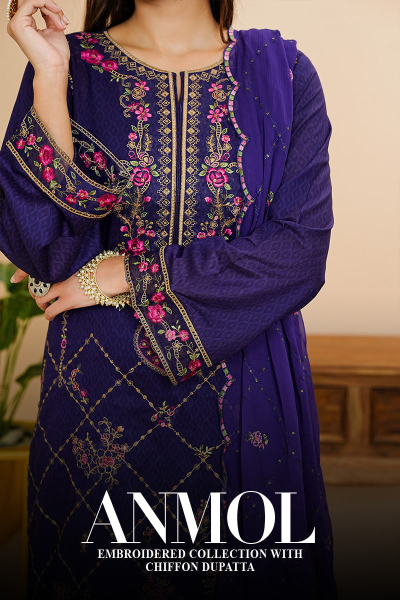 Anmol Embroidered Eid Collection with Embroidered Chiffon Dupatta Vol ...