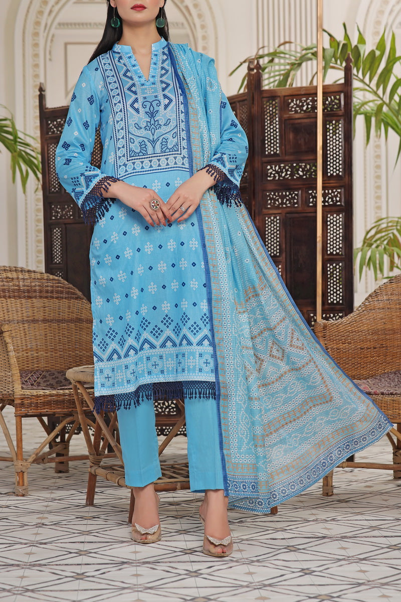 Chunri Printed Lawn Collection Summer 2024 – VS Textile