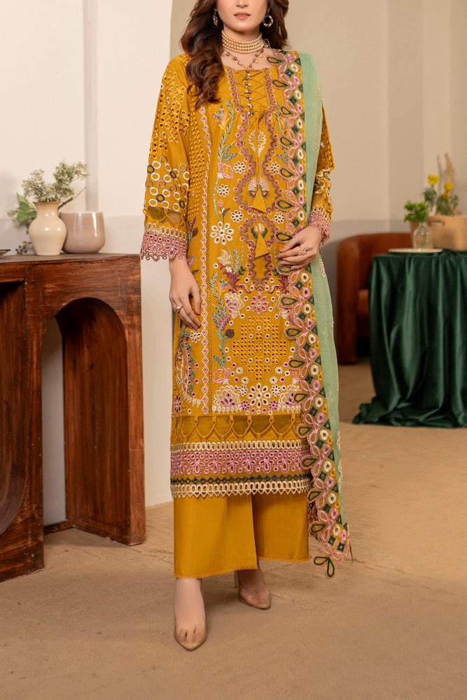 Kasish Festive Eid Collection With Net Cut Work Dupatta 2025 – VS Textile