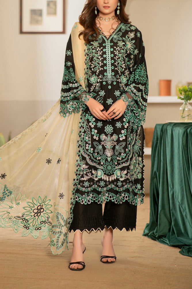 Kasish Festive Eid Collection With Net Cut Work Dupatta 2025 – VS Textile