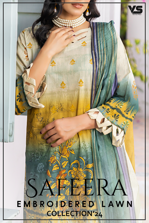 VS Textile Mills - Summer Lawn Collection 2024.