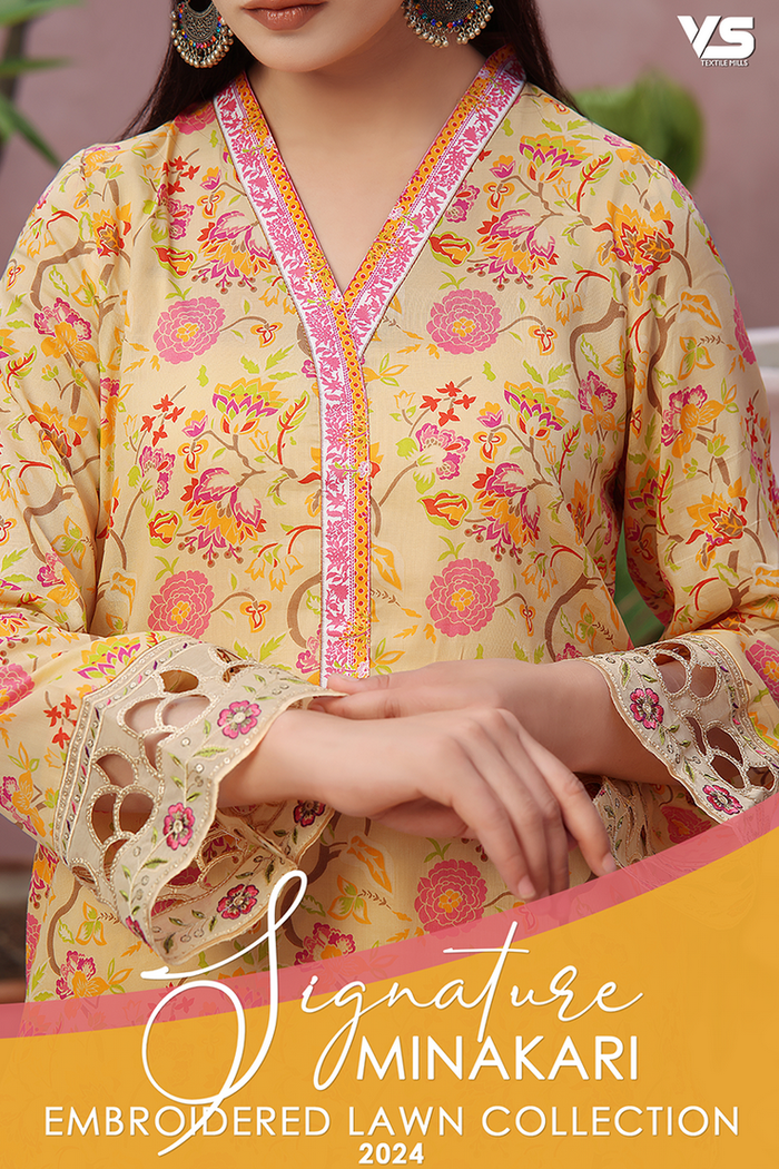 VS Textile Mills - Summer Lawn Collection 2024.