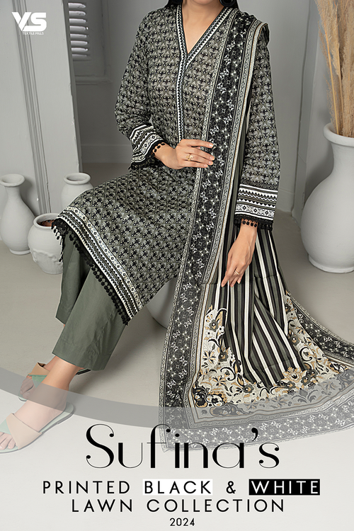 VS Textile Mills - Summer Lawn Collection 2024.