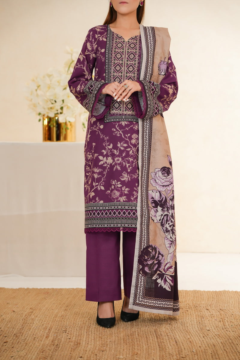 Mahnoor Embroidered Winter Collection 2025 – VS Textile