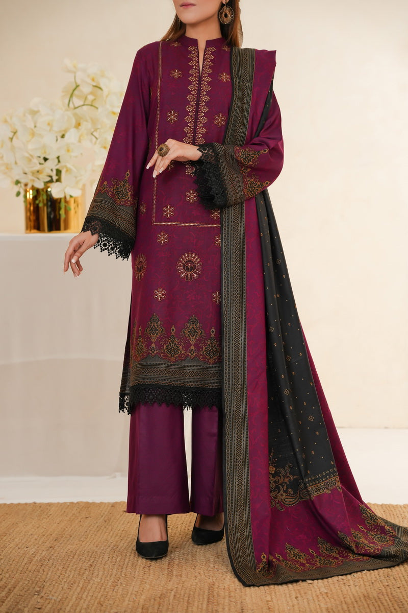 Mahnoor Embroidered Winter Collection 2025 – VS Textile
