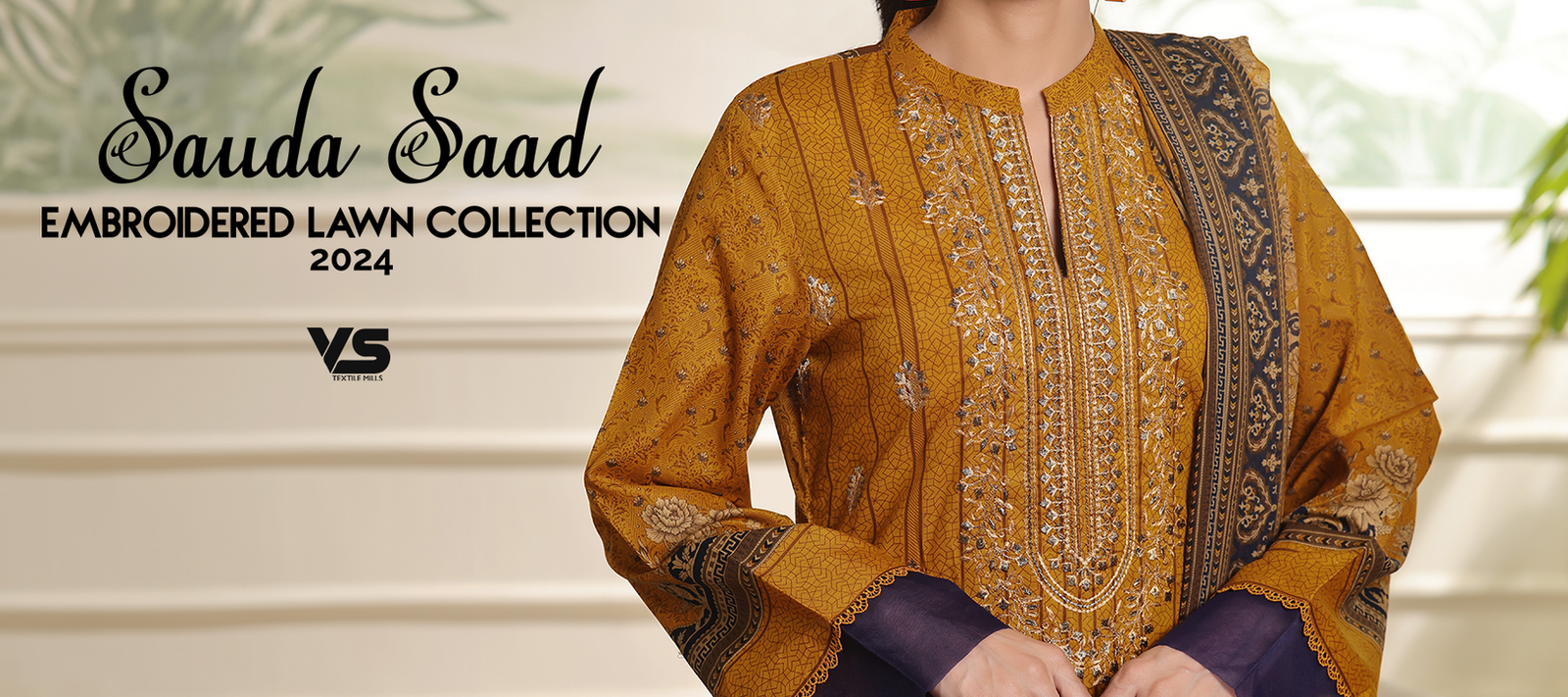 VS Textile Mills - Summer Lawn Collection 2024.