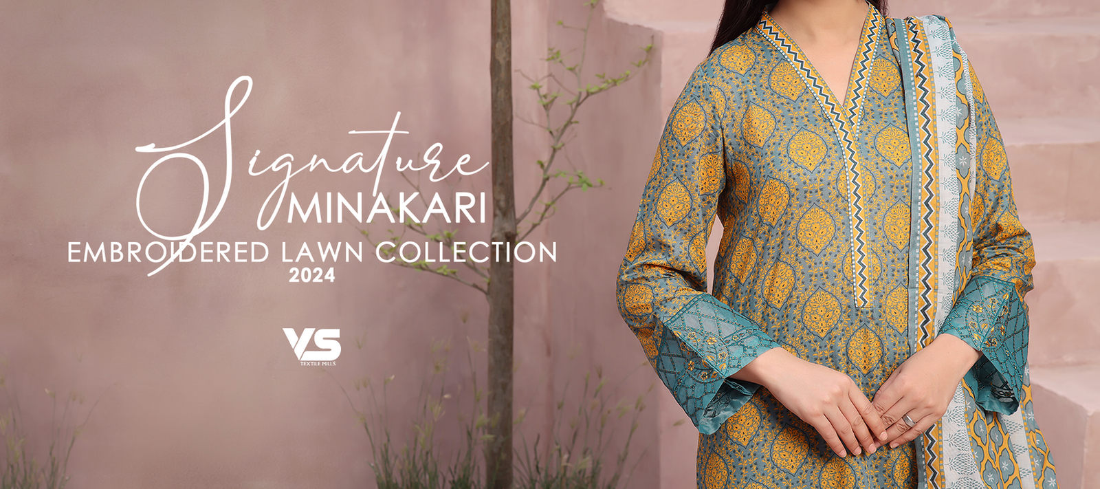 VS Textile Mills - Summer Lawn Collection 2024.