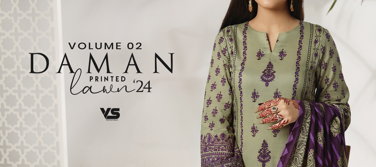 VS Textile Mills - Summer Lawn Collection 2024.