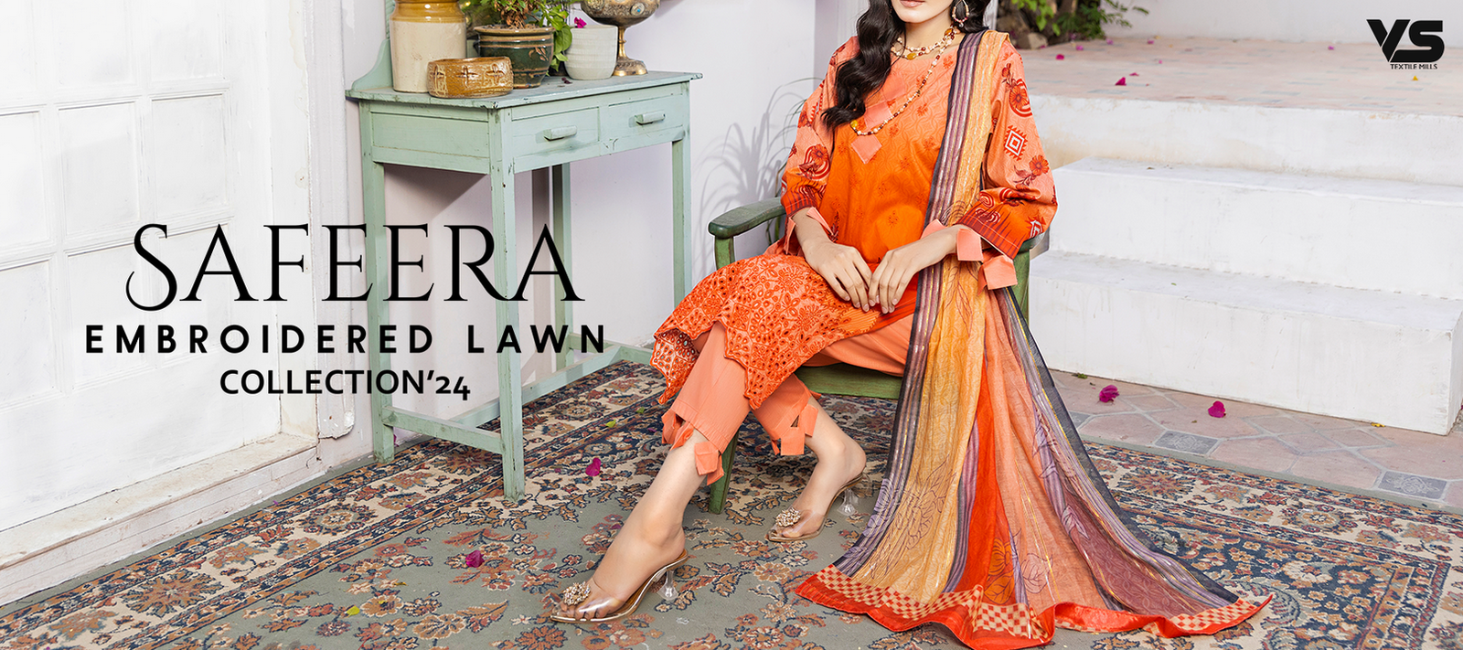 VS Textile Mills - Summer Lawn Collection 2024.