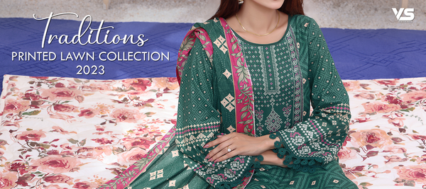 VS Textile Mills - Summer Lawn Collection 2023.